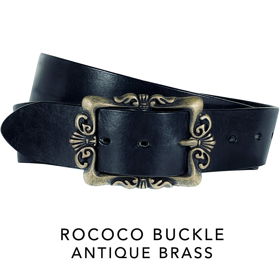 Belt Buckle - Rococo - Antique Brass – Embrazio